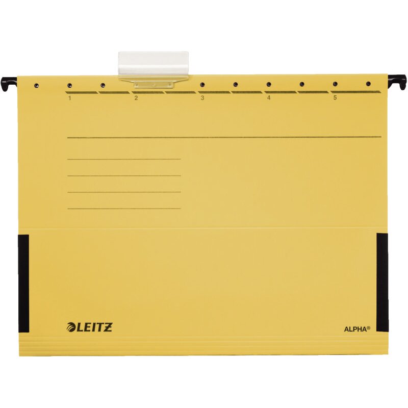 Leitz 1986 Hängetaschen ALPHA®, seitlich mit Fröschen, Colorspankarto
