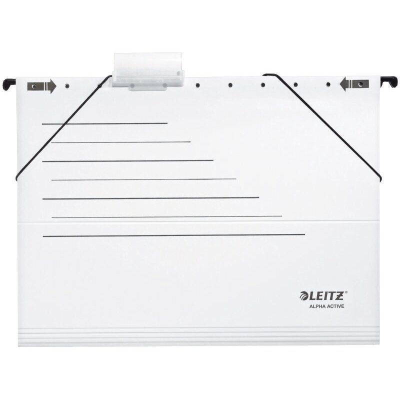 Leitz 1925 Hängemappe ALPHA® Active, Colorspankarton, weiß